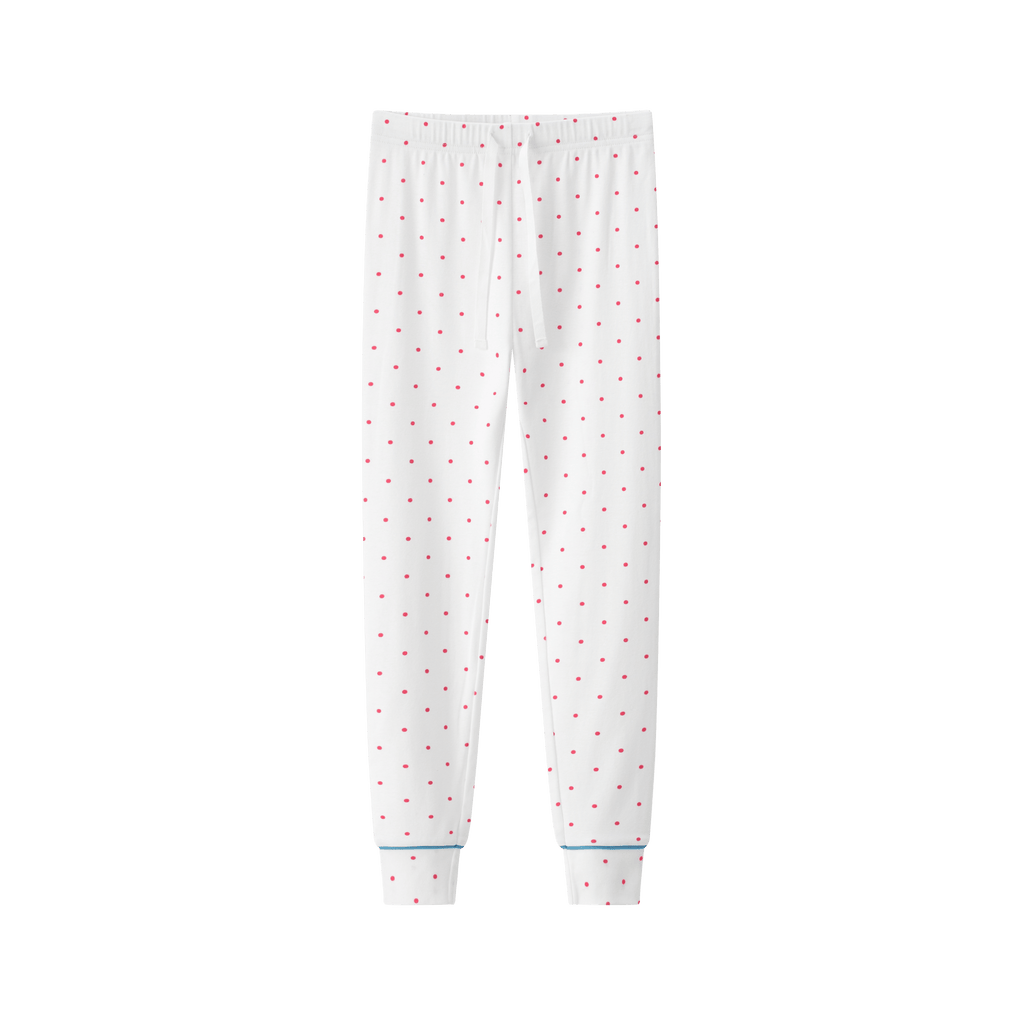 Coco Blanc Polka Dot Long PJ-Pink – JellyBeanz Kids
