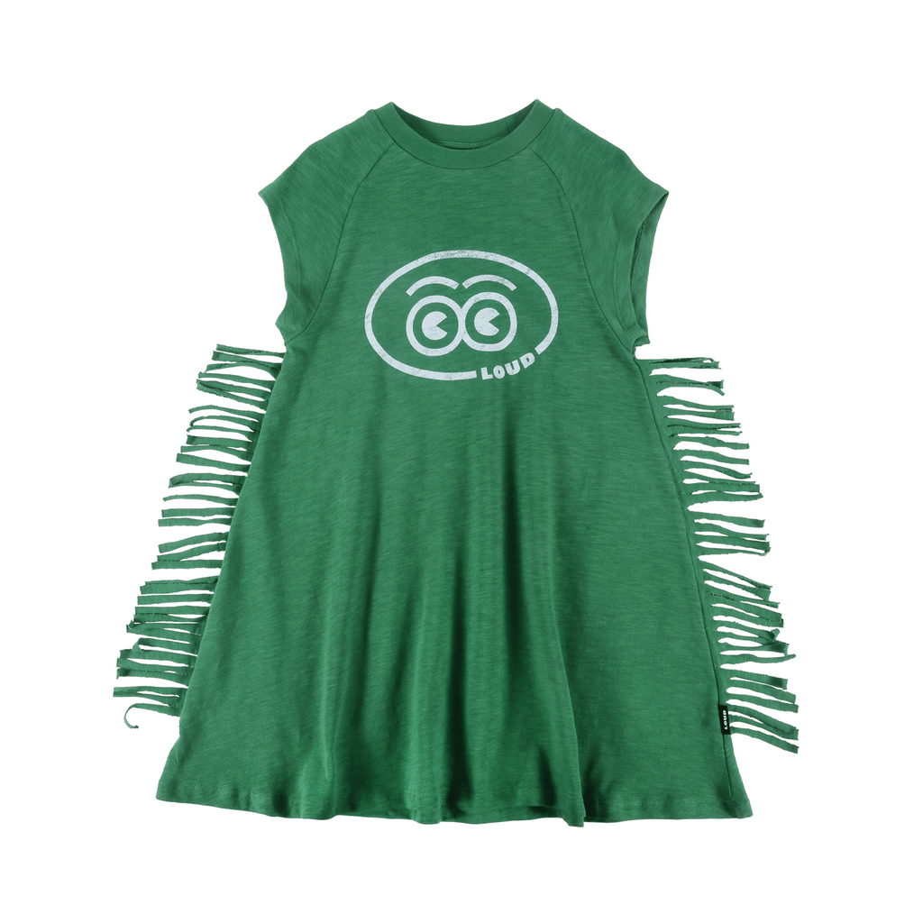 Loud Belvedere Dress-Green – JellyBeanz Kids